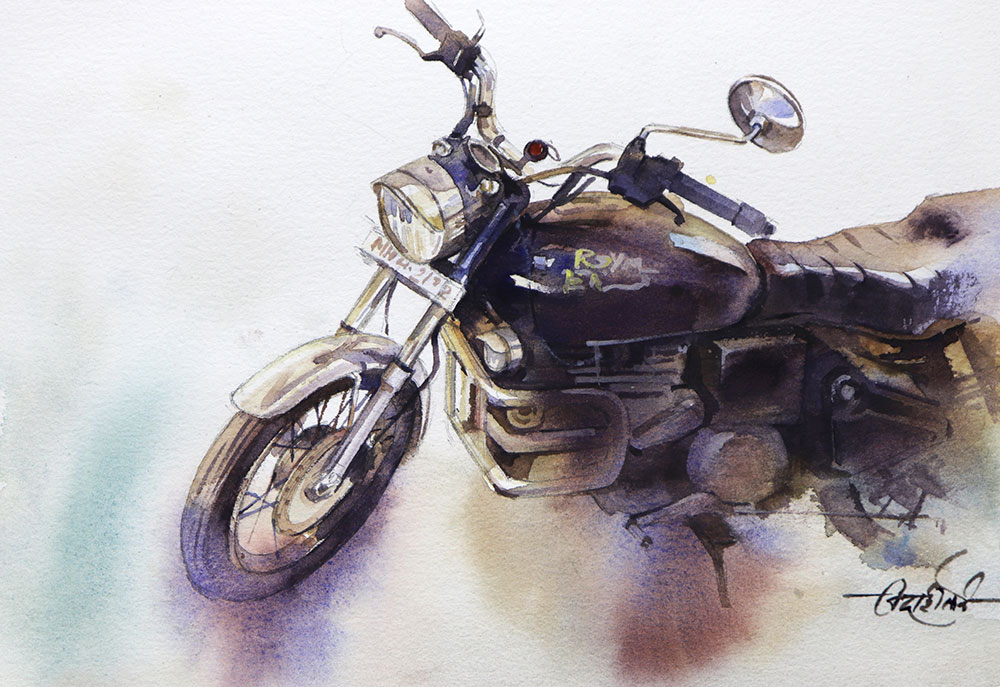 Vikrant Shitole- A Wonderful Watercolor Artist - Sitaram Stationers
