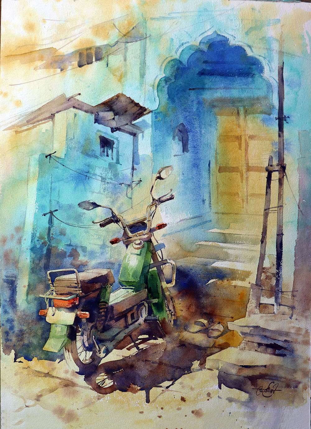 Vikrant Shitole- A Wonderful Watercolor Artist - Sitaram Stationers