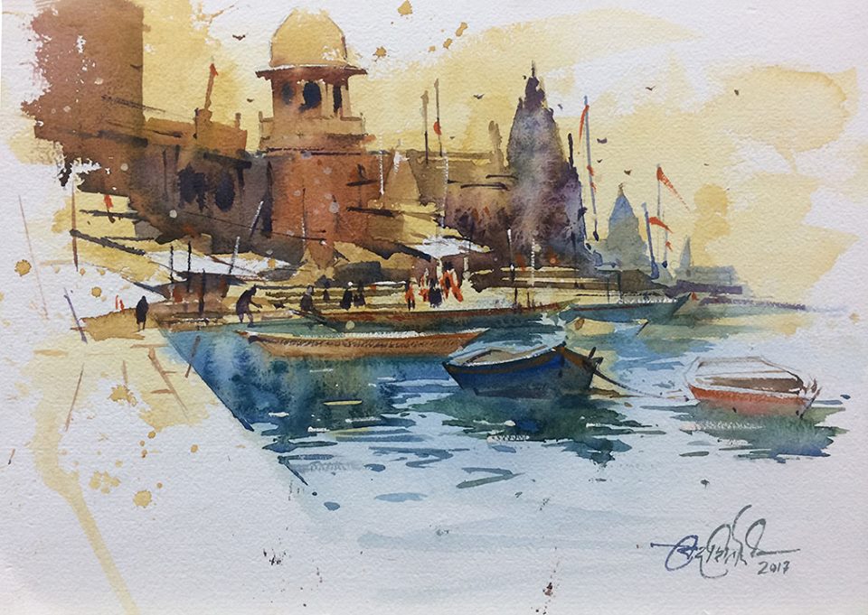 Vikrant Shitole- A Wonderful Watercolor Artist - Sitaram Stationers