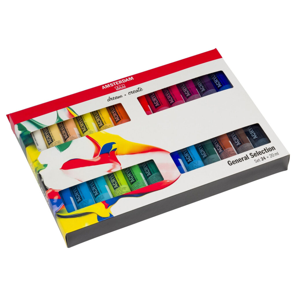Royal Talens Amsterdam Standard Series Acrylic Paint General Selection ...